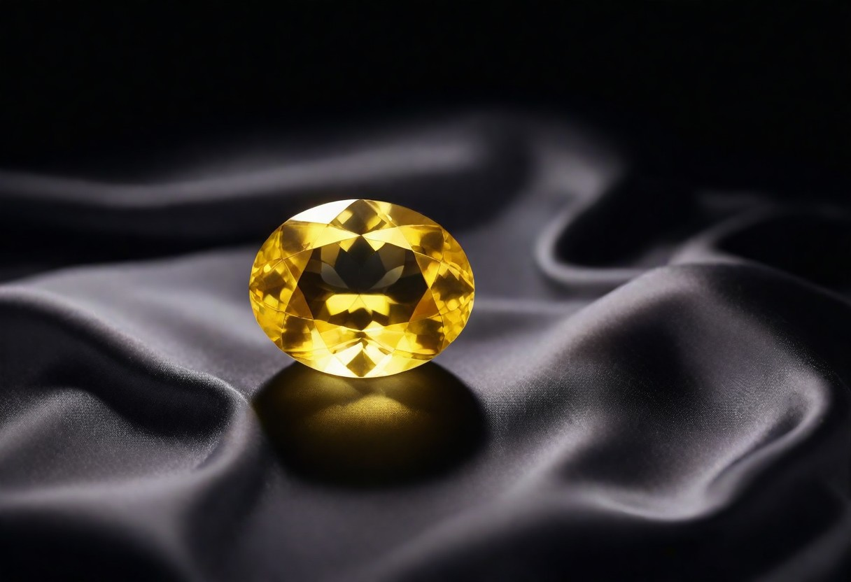 Pedra Pukhraj Em Ingles 9 Carat Natural Certified Yellow Sapphire