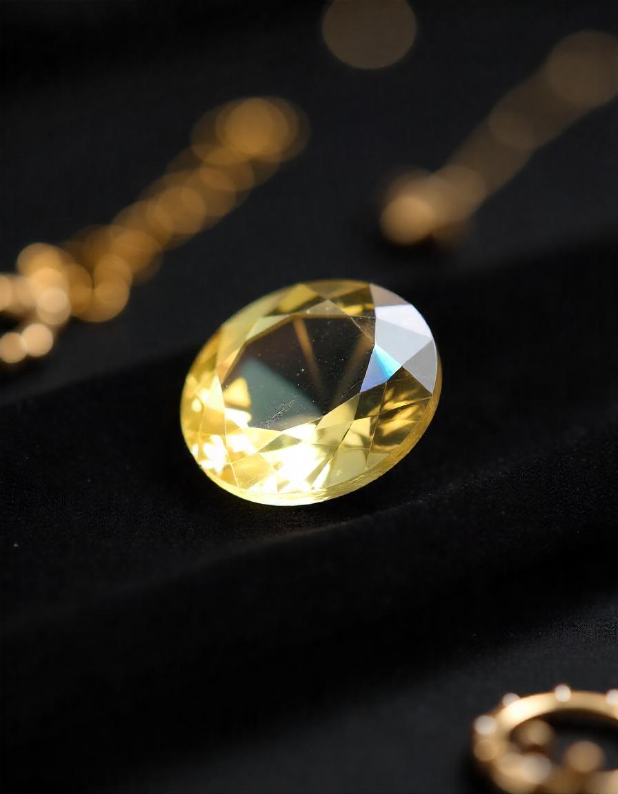 Lemon Quartz Stone | 11-Carat | With Certificate – Vedic Crystals