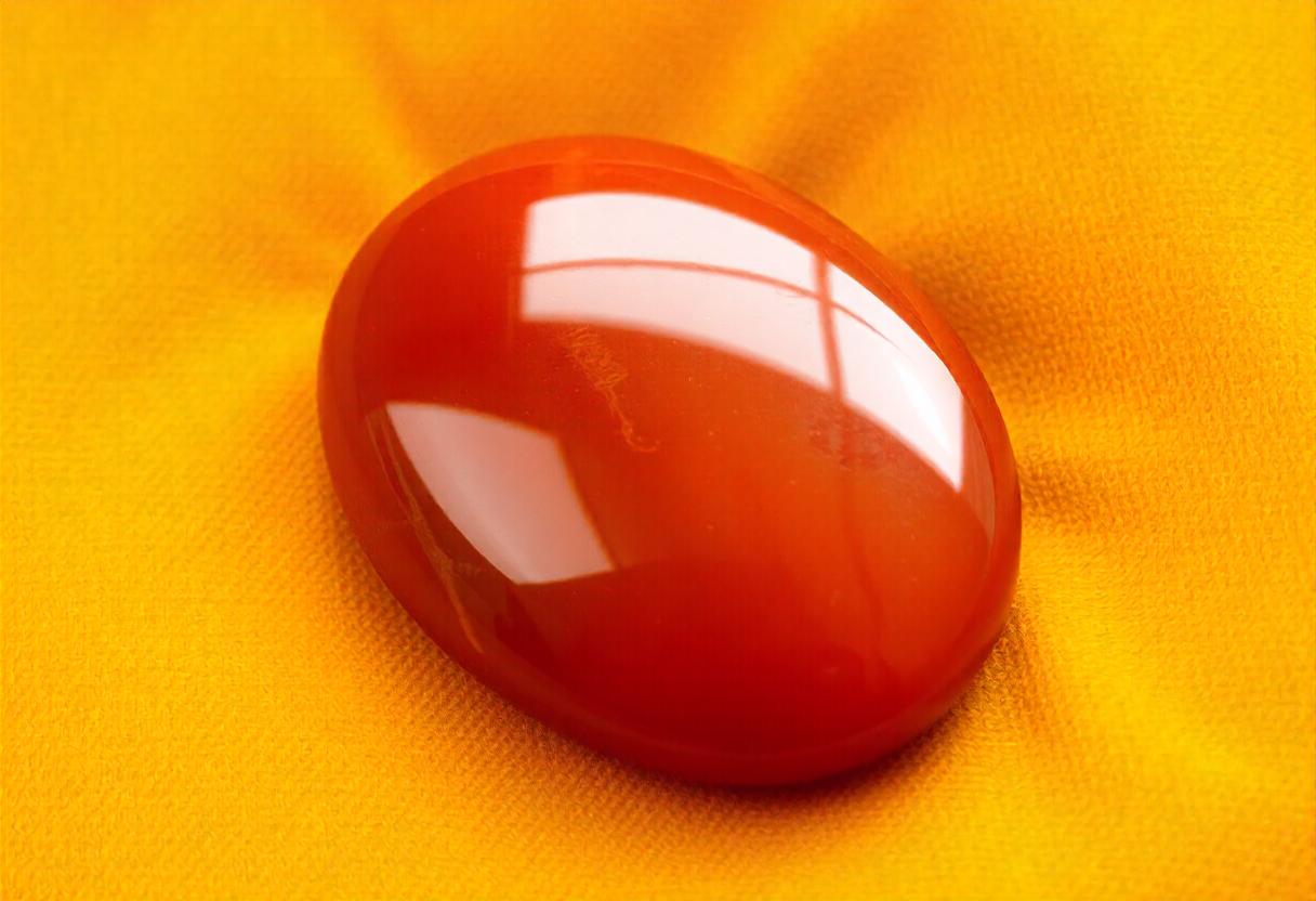 Carnelian Stone | 14 Ratti | With Certificate – Vedic Crystals