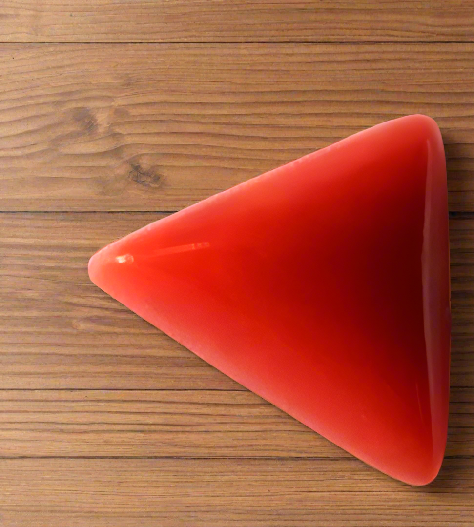 Red Coral | Moonga stone | Italian | Triangle | 6 Carat | With Certifi ...