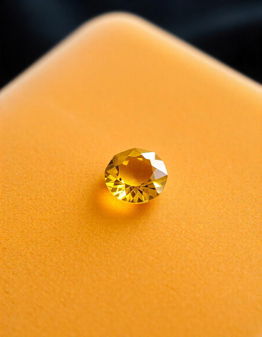 8 Carat Sunela ratan | 8 Carat Yellow Citrine stone – Vedic Crystals
