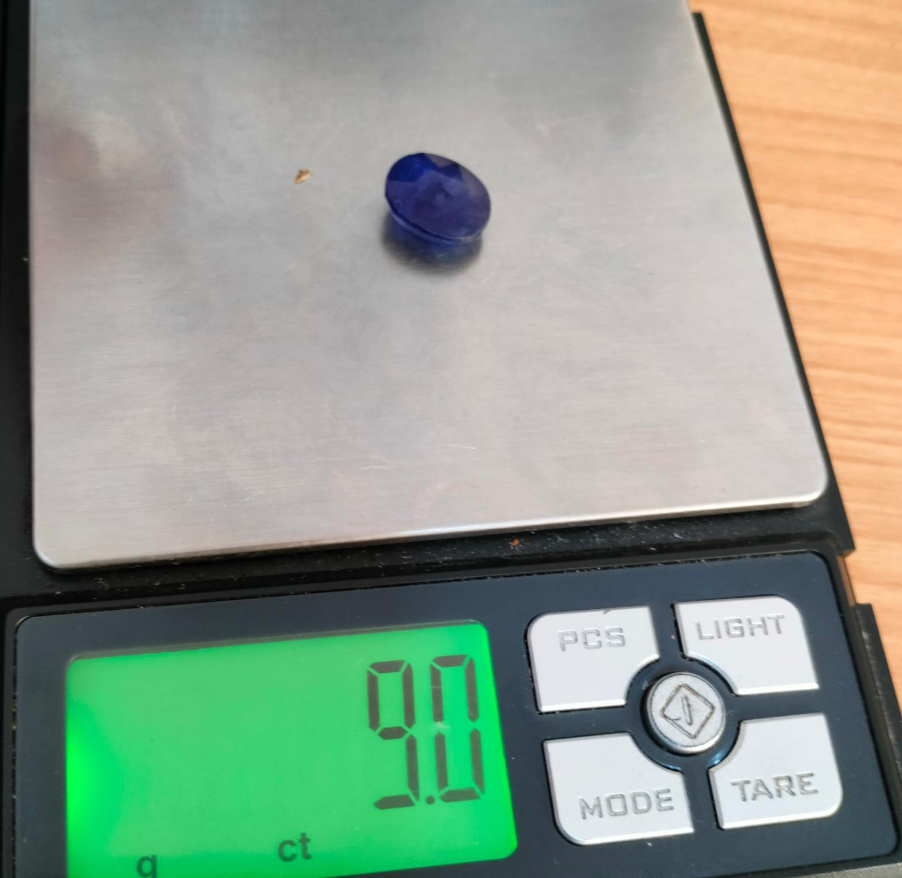 Blue Sapphire stone | Neelam stone | Bangkok | 9 Carat | With Certific ...