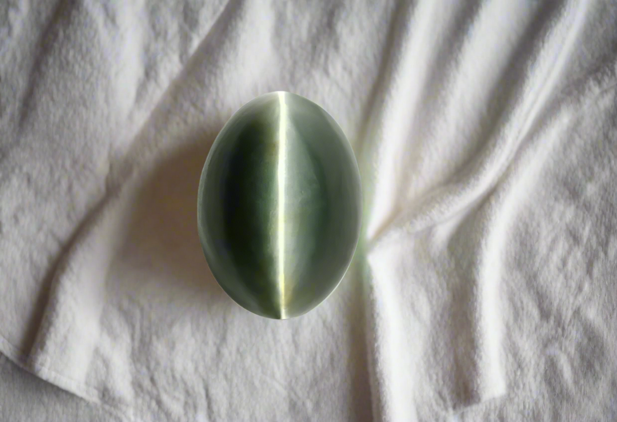 Cat's Eye Stone | Lehsunia stone | 9 Carat | Ceylon | With Certificate ...