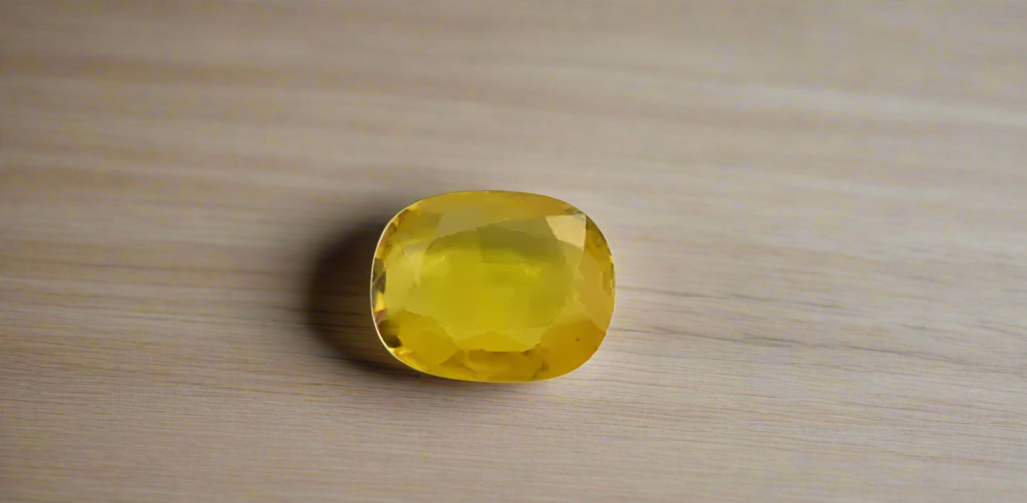9 Carat Pukhraj | Yellow Sapphire stone | Bangkok – Vedic Crystals