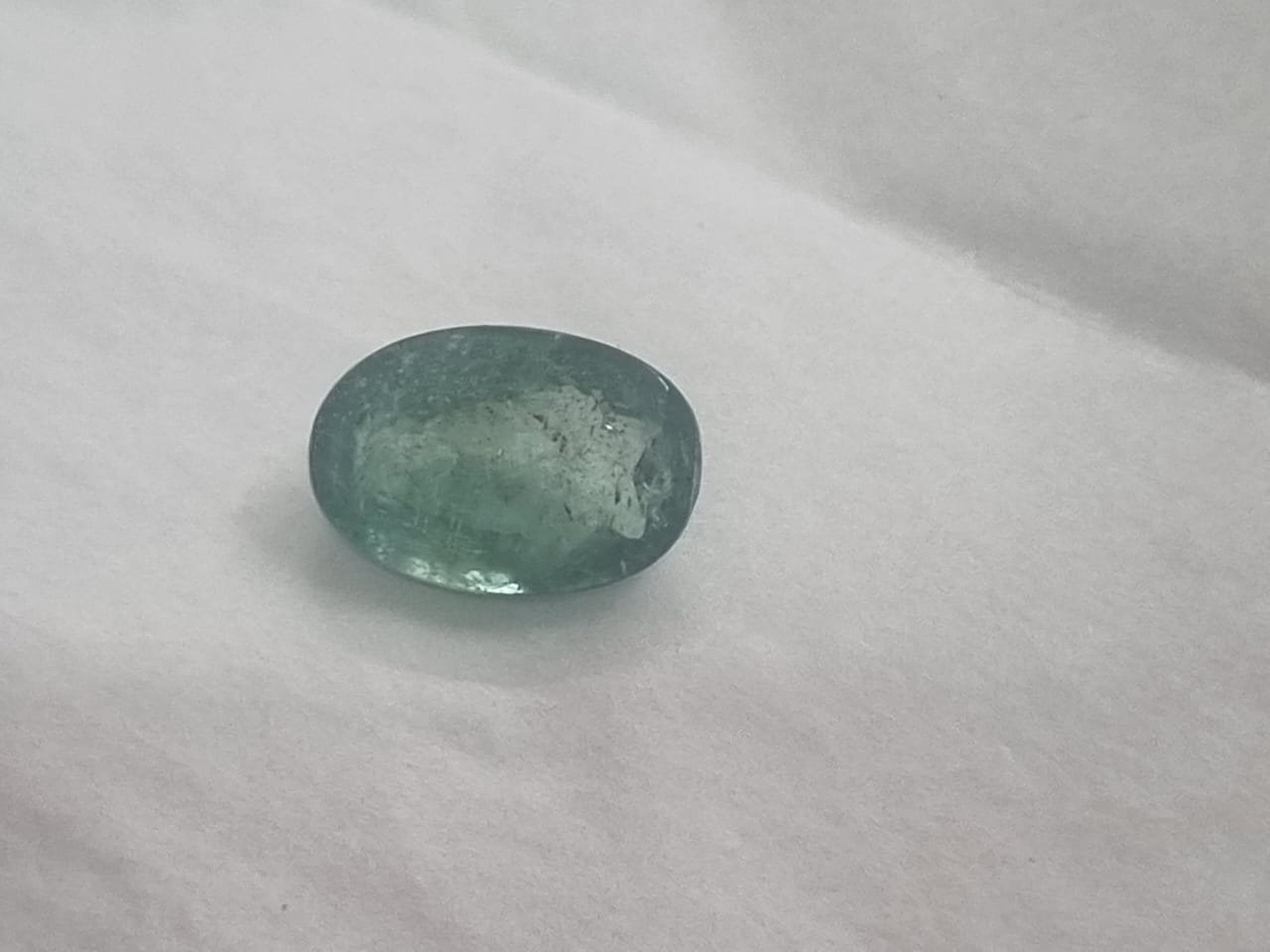 Emerald stone | Panna stone | 6 ratti | Zambia | With Certificate | Pa ...