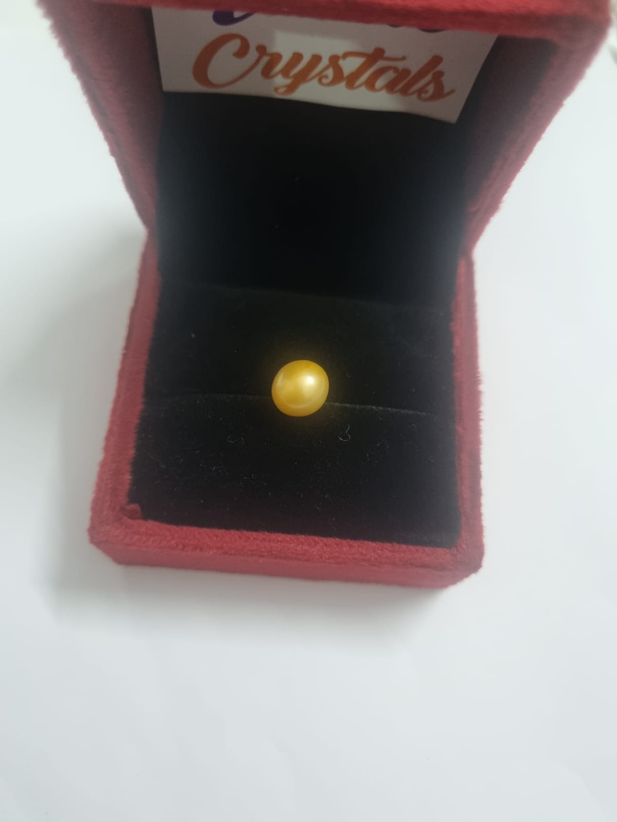 Golden pearl | Golden Moti | South Sea Pearl | 4 Ratti | With certific ...