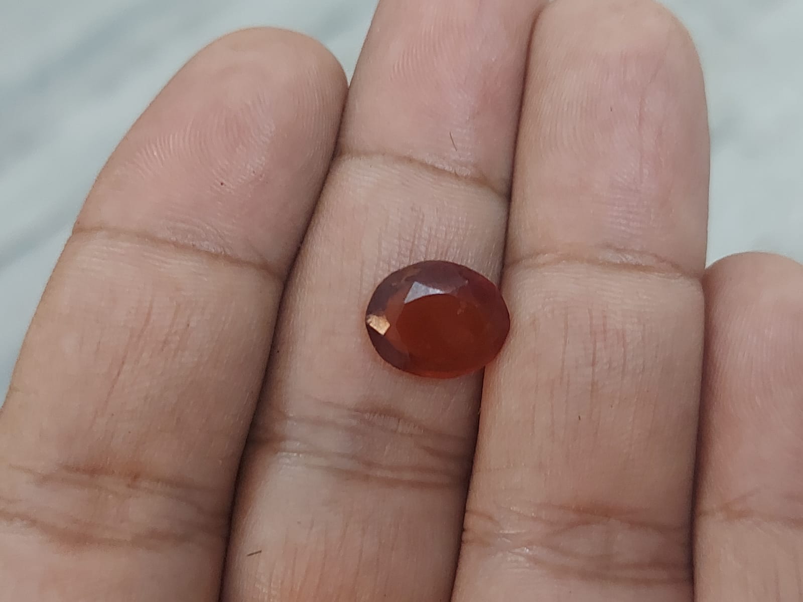 Gomed Stone | 3 ratti | Siloni Gomed | Gomedhikam stone | With Certifi ...
