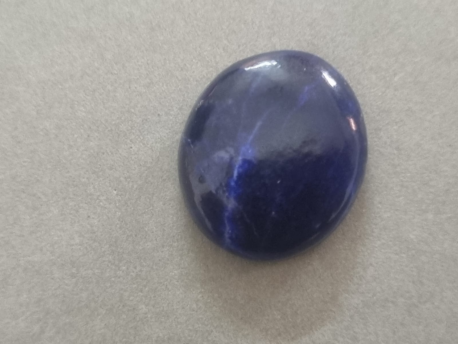 Lapis Lazuli Stone | Lajward Stone | 6.5 Carat | With Certificate ...