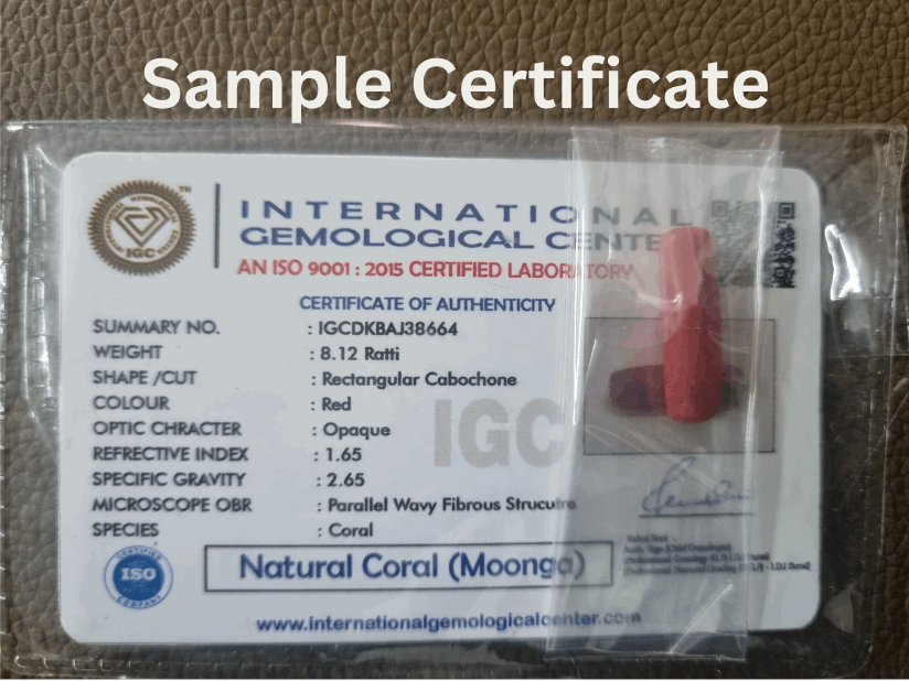 Italian Red Coral stone | Moonga | Munga | Povale stone – Vedic Crystals