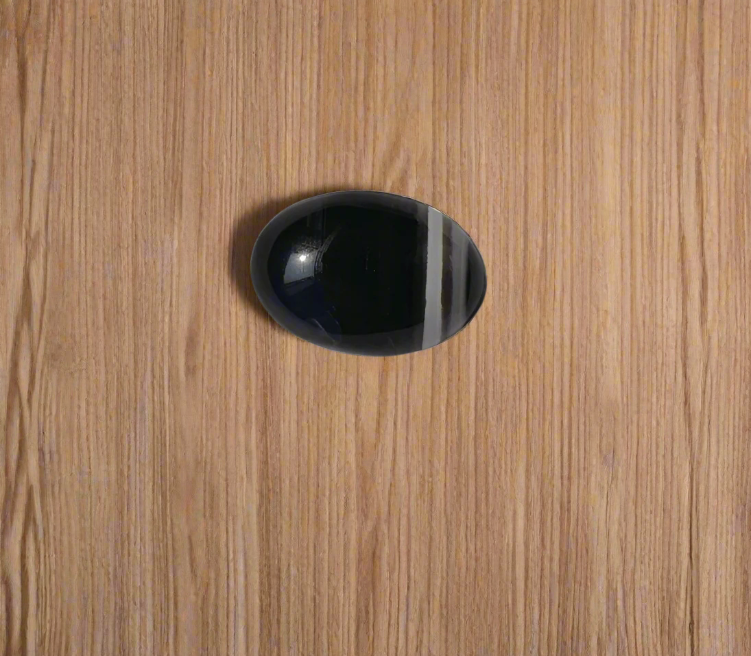 Sulemani Hakik stone | 11 ratti | Black Agate stone | With Certificate ...