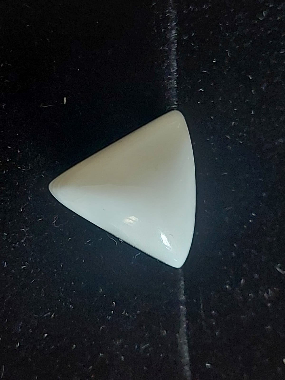 White Coral Stone | Safed Mooonga | Triangle | 8.25 ratti | With Lab C ...