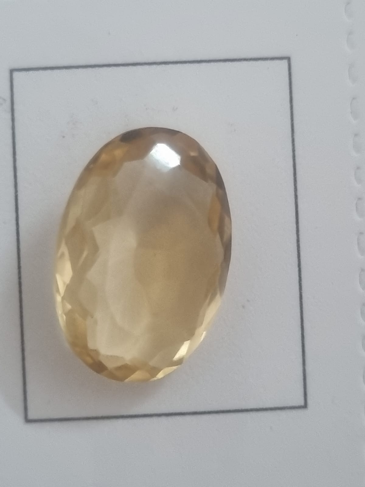 Yellow Topaz stone | Golden Topaz stone | 12.25 Ratti | with Certifica ...