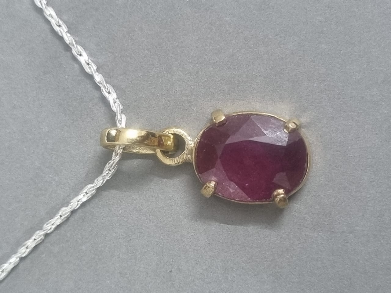 Manik Locket | 100% Natural | With Lab Certificate – Vedic Crystals